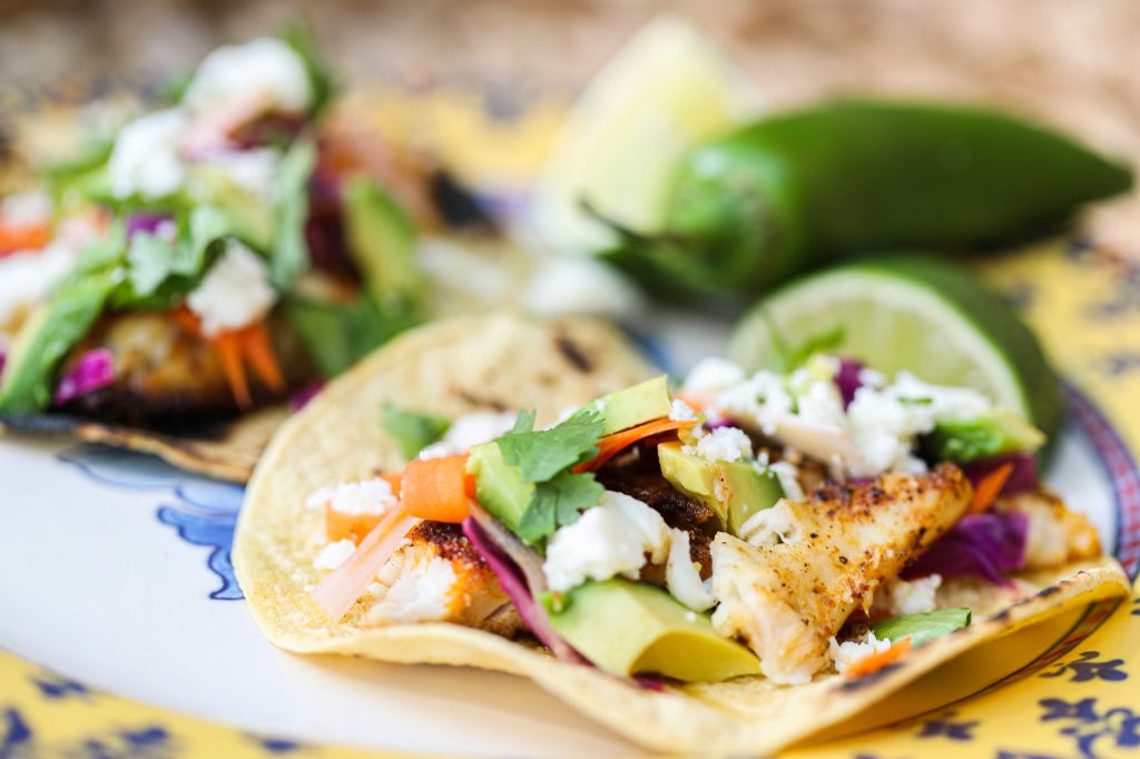 Jalapeno Olive Oil Fish Tacos – Olive Hill Farm